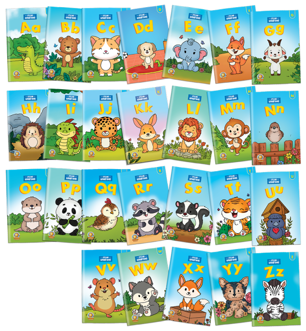 Alphabet Book Set A–Z for Kids | Little Lions Literacy