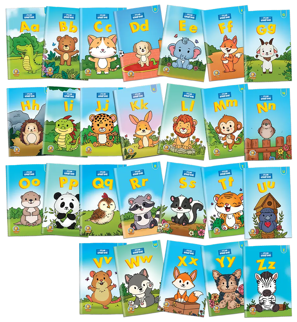 Alphabet Book Set A–Z for Kids | Little Lions Literacy