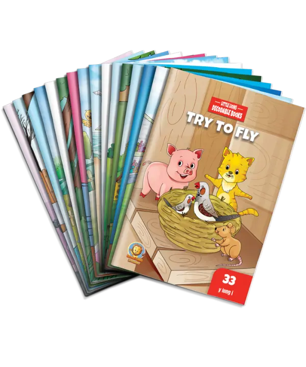 Little Lions Decodable Books Set 3 – Book Pack