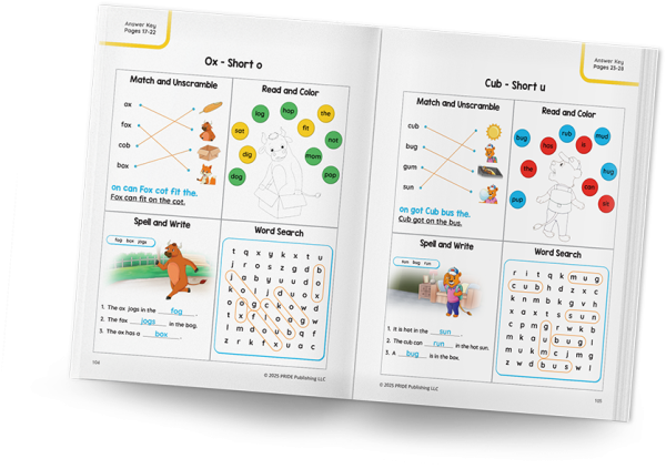 Practice Books - Independent Practice for Phonics Mastery
