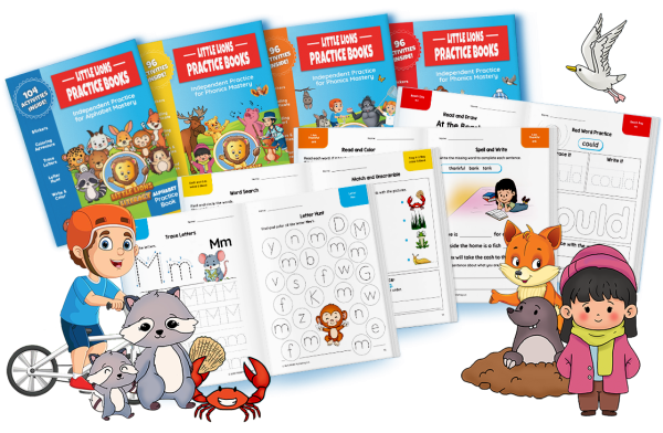 Practice Books - Independent Practice for Phonics Mastery